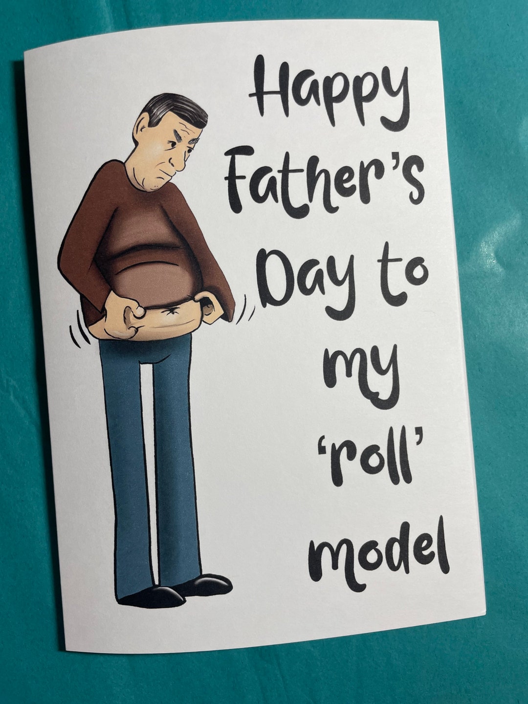 Funny, Rude, Happy Fathers Day, Belly, Dad, Role Model, Card. - Etsy