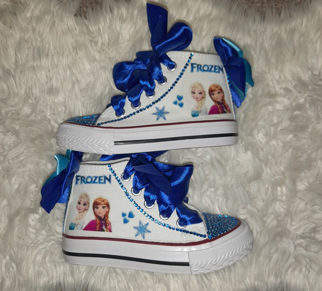 Elsa Frozen Inspired Shoes Pumps Trainers Party Birthday Present Blinks ...