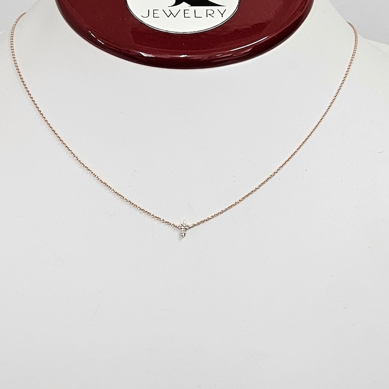 Small Cross Necklace - Etsy