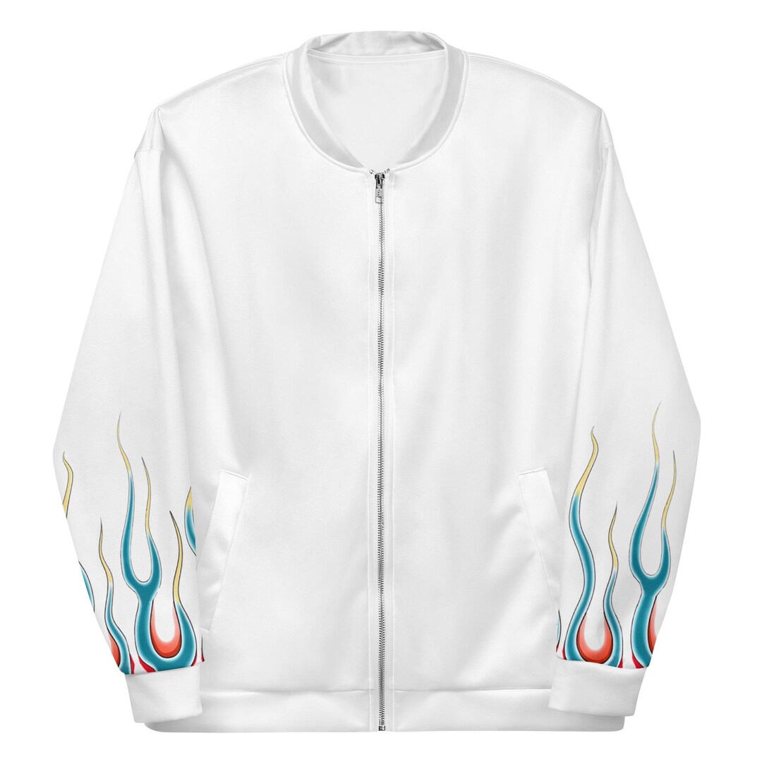 Chester's Flame Tattoos Unisex Bomber Jacket - Etsy