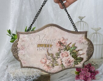 Shabby Chic Welcome Sign - Etsy
