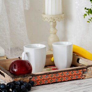 Vintage Tea Box, Tissue Box and Tray| Tea Box With 9 Compartments ...