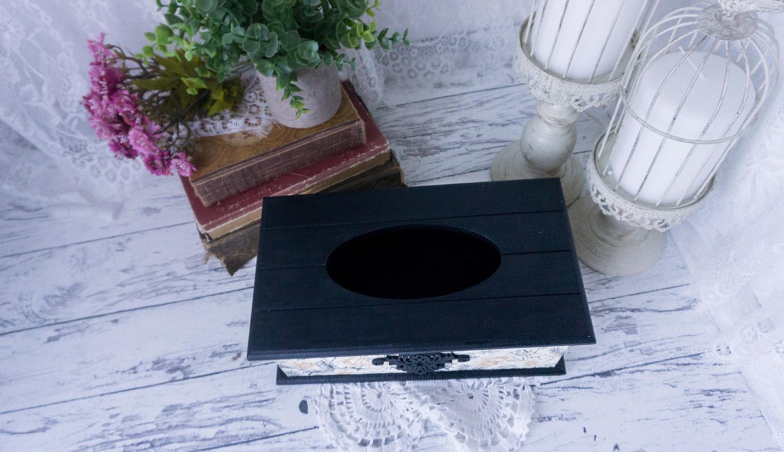 Elegant Tissue Box Cover Luxury Home Decor Wooden Tissue Box ...