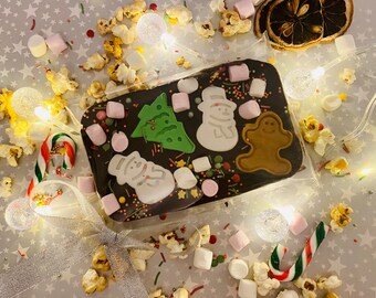 Christmas Chocolate Slab - Etsy UK