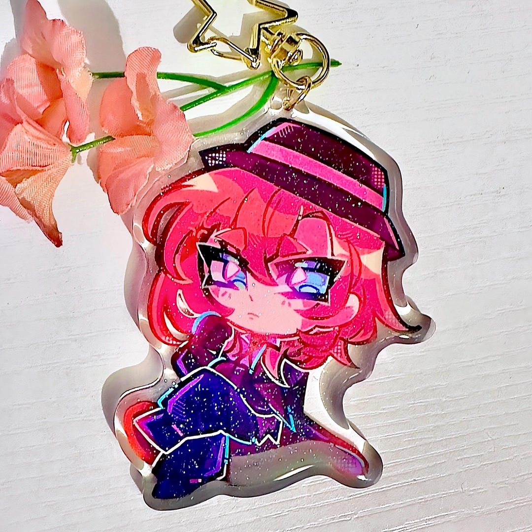 Chuuya Nakahara Bungo Stray Dogs Port Mafia Chibi Anime Keychain ...