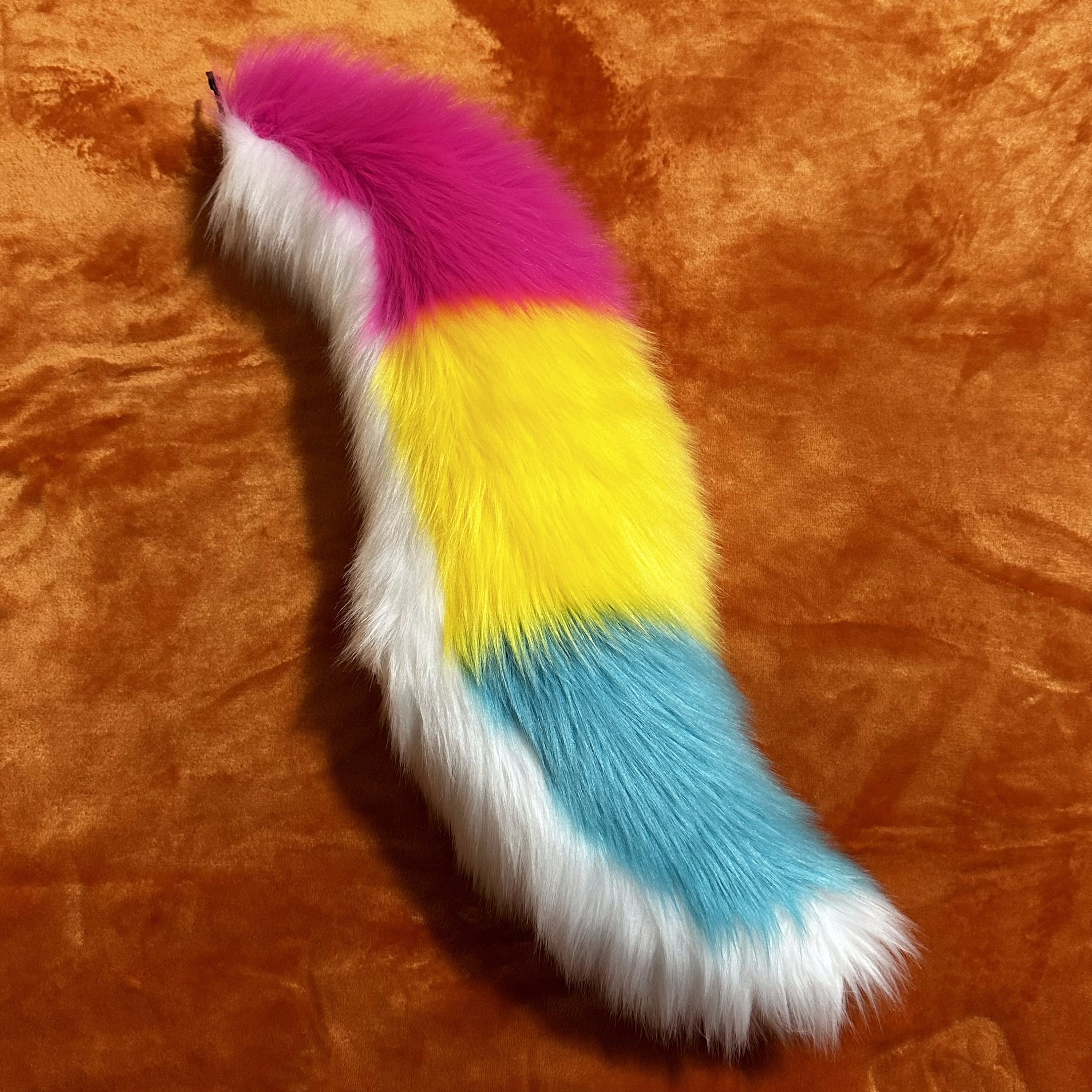 Fursuit Tails Premade LGBTQ Pansexual or Bisexual Pride - Etsy