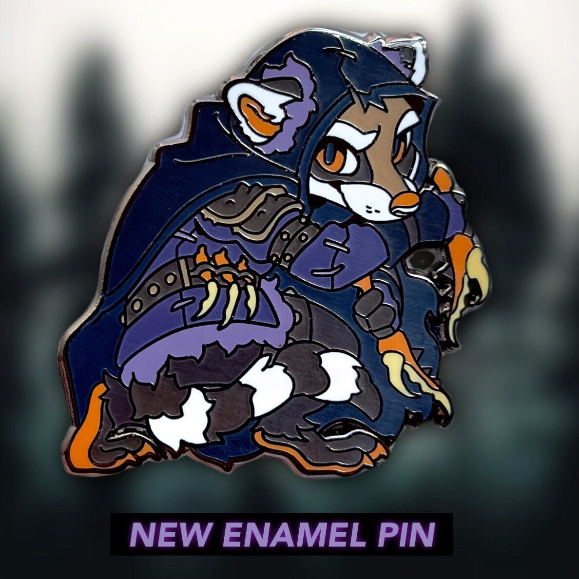 Fursona Pins: Rogue Linsang Enamel Pin - Etsy