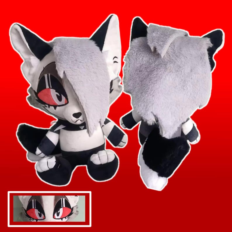 Loona Plush Fluffy Wolf - Helluva Boss - 11-inch (limited Qty) - Etsy