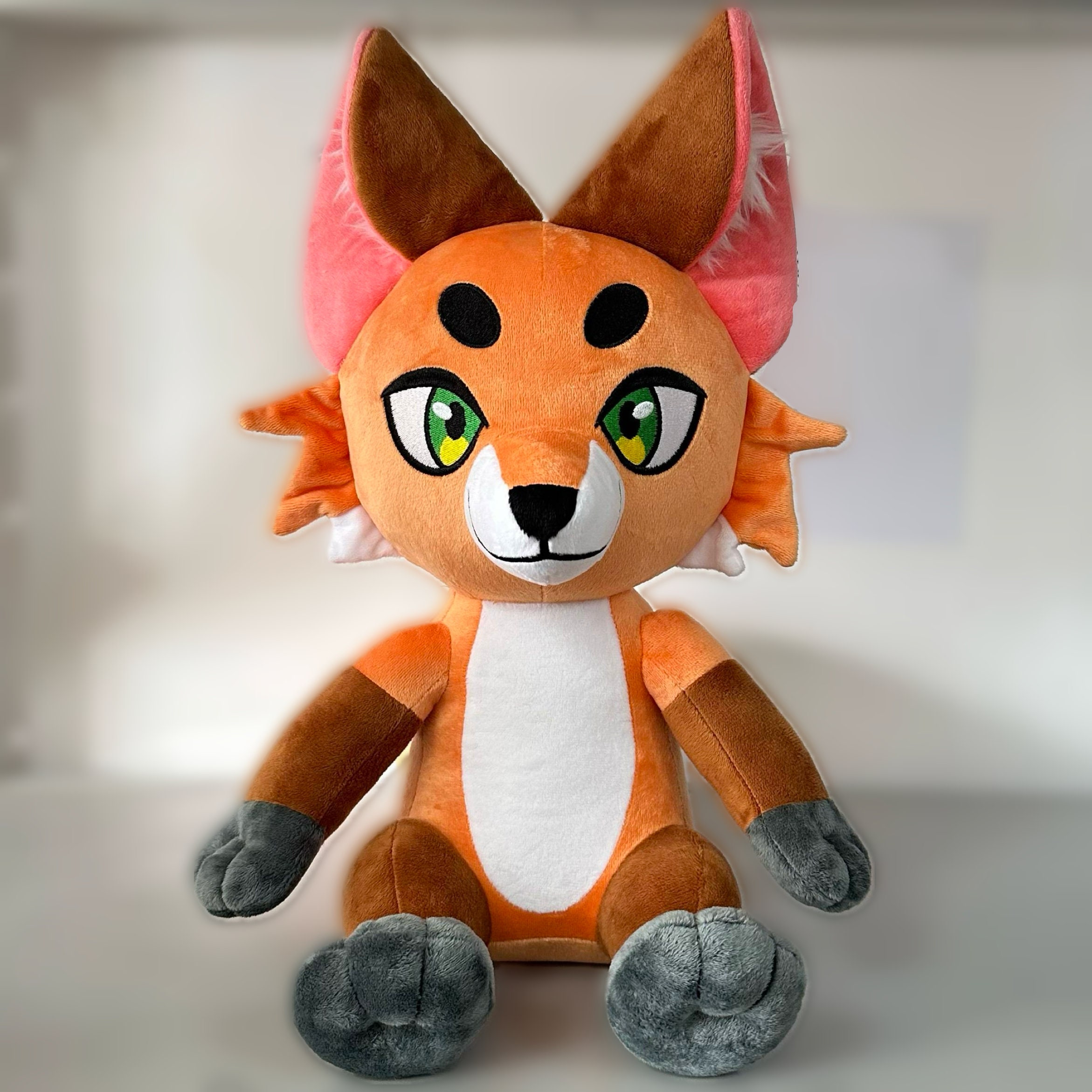 Furry Fox Plush Huggable Toy (12-inch) Fandom Animal Plushies - Etsy