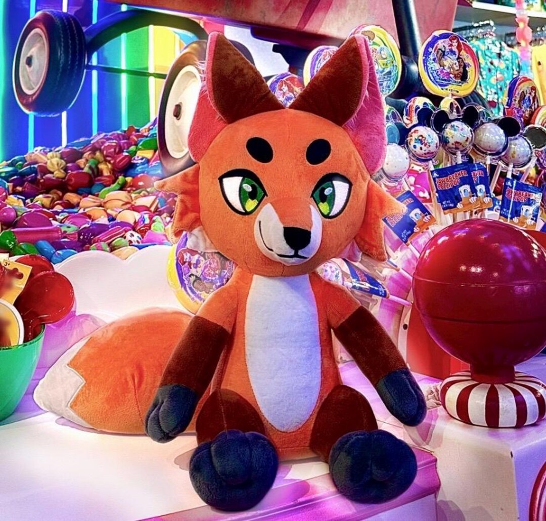 Furry Fox Plush Huggable Toy (12-inch) Fandom Animal Plushies - Etsy