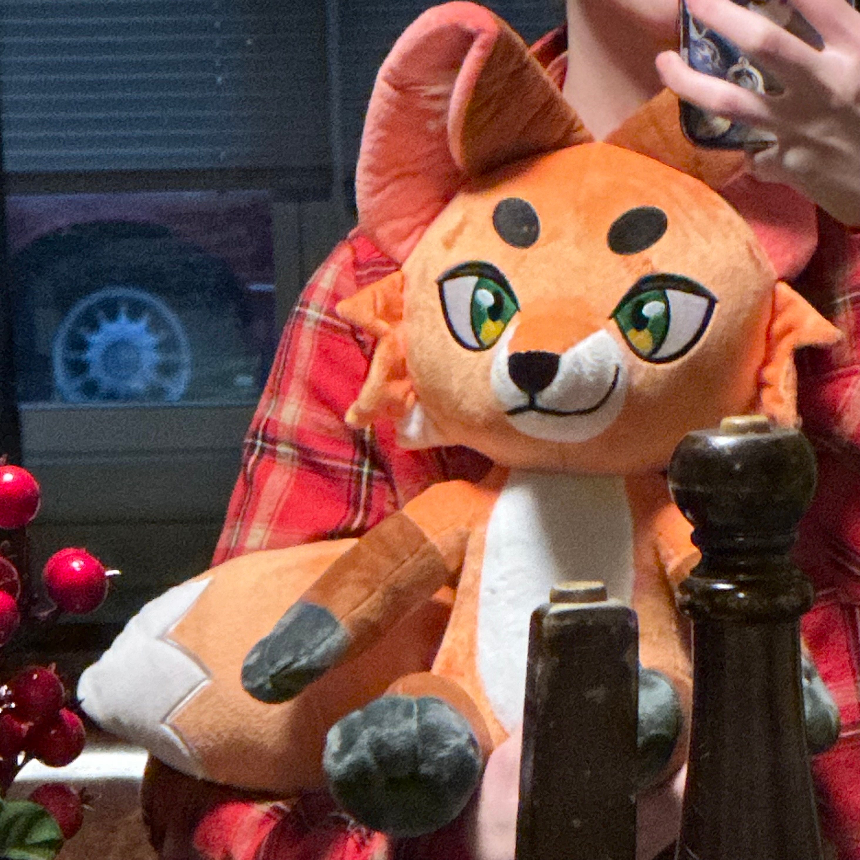 Furry Fox Plush Huggable Toy 12-inch Fandom Animal Plushies - Etsy