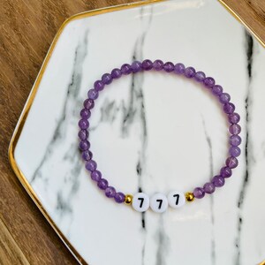 Angel Numbers Beaded Bracelets, Angel Numbers Jewelry, Stackable ...