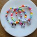 Easter Bunny Charm Beaded Bracelets, Personalized Bracelets, Custom ...