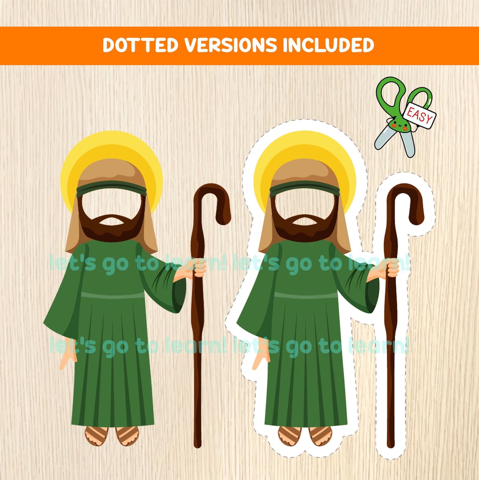 Nativity Characters Add Your Photo BUNDLE - Christmas Face Frames ...