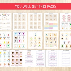 Daily Morning Board, Circle Time Calendar, Preschool & Kindergarten ...