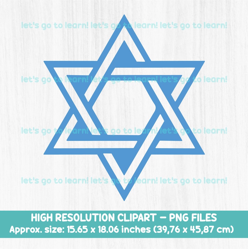 Star of David Bundle PNG - Jewish Star SVG - Hanukkah Clipart Set ...