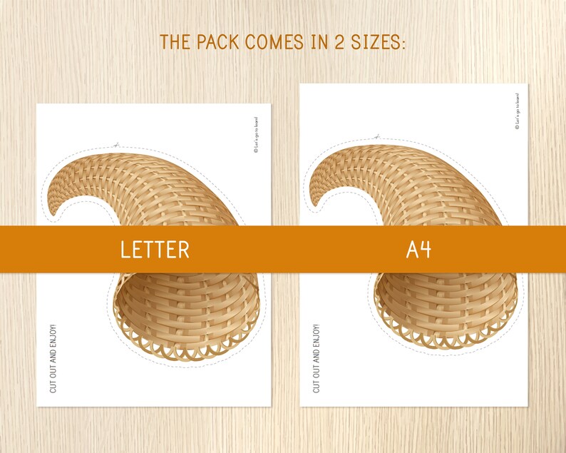 Thanksgiving Game, Build Your Own Cornucopia or Horn of Plenty ...