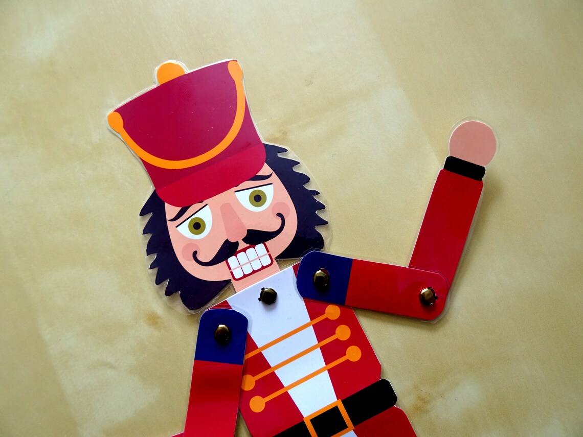 Nutcracker Articulated Paper Doll, the Nutcracker Ballet, Colored ...