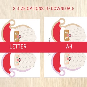 Santa's Beard Cutting Activity and Mrs. Claus Haircut, Christmas ...