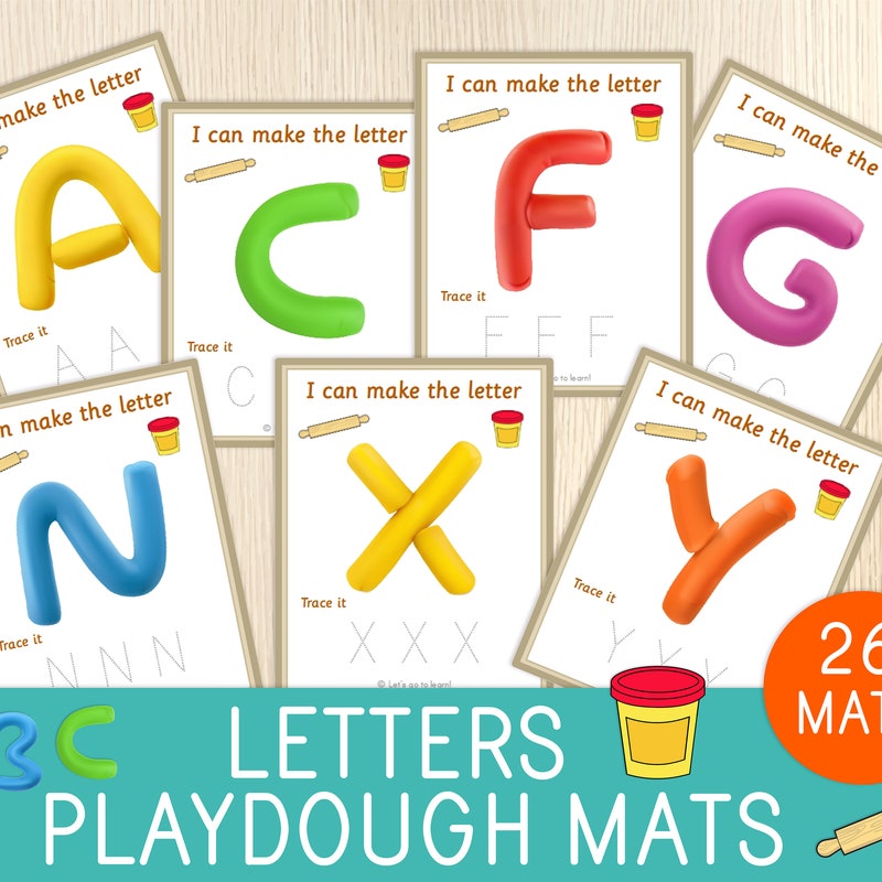 Play Dough Mats - Etsy