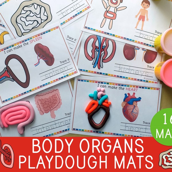 Playdough Mats - Etsy