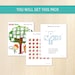 Apple Tree Number Matching Activity, Roll & Cover Game, Numbers 1-6 ...