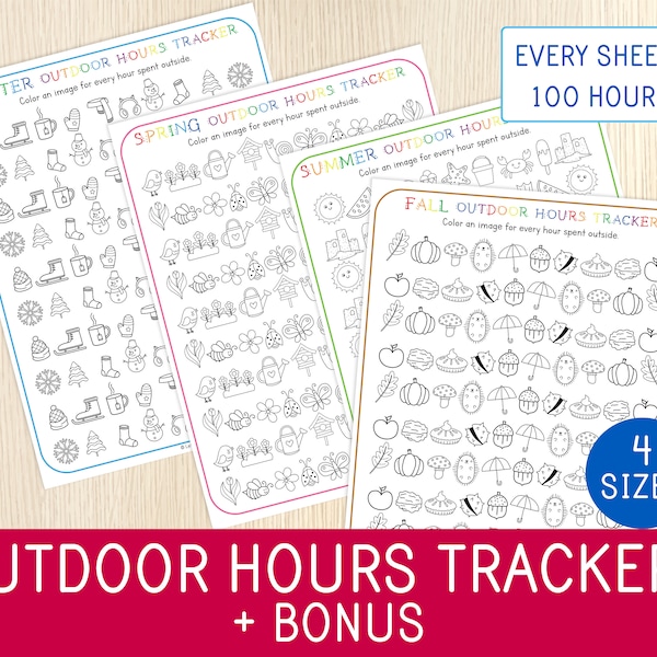Outdoor Winter Tracker - Etsy