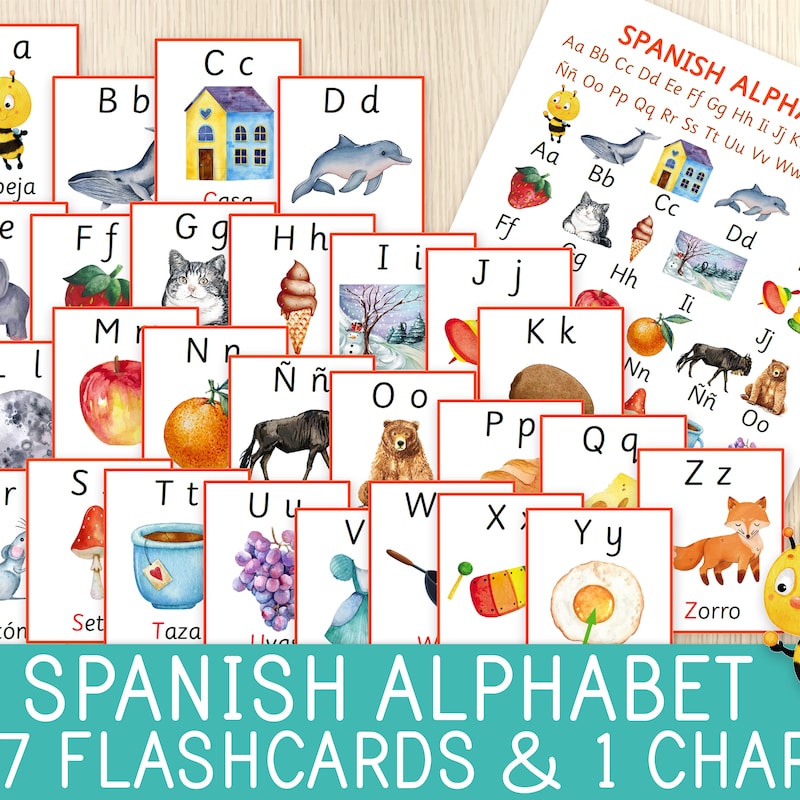 Spanish Alphabet' - Etsy