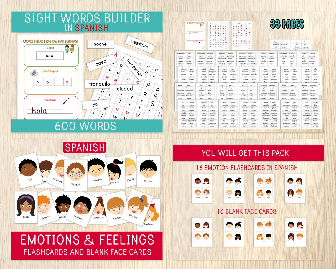 Spanish MEGA BUNDLE - Spanish Worksheets - Flashcards, Calendar ...