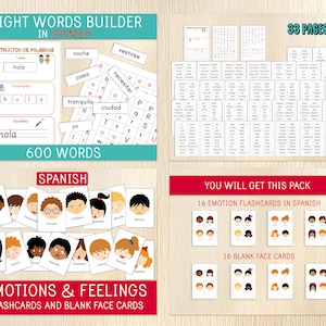 Spanish MEGA BUNDLE - Spanish Worksheets - Flashcards, Calendar ...