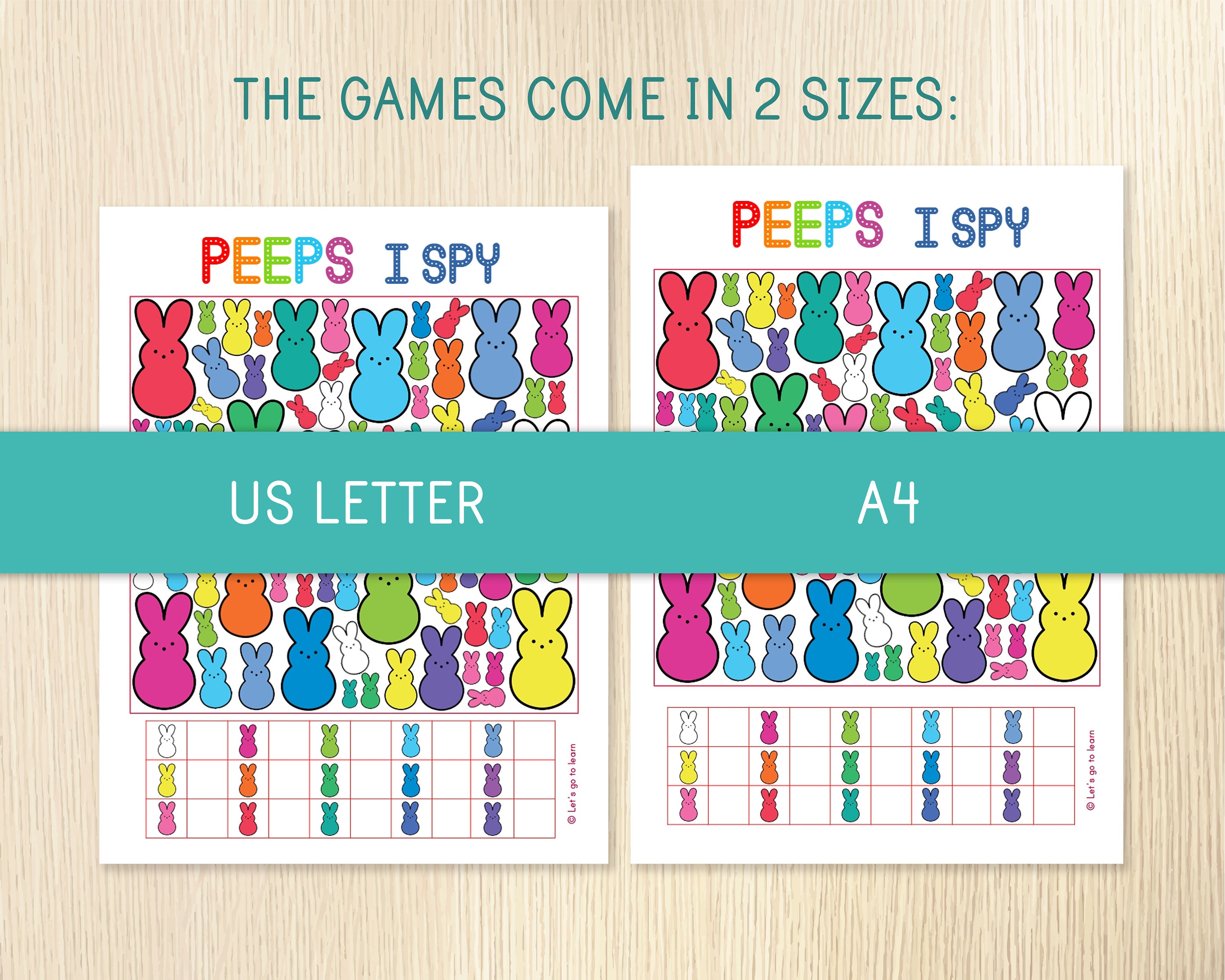 Easter I Spy Games - Peeps I Spy - Counting Practice - Look & Find ...