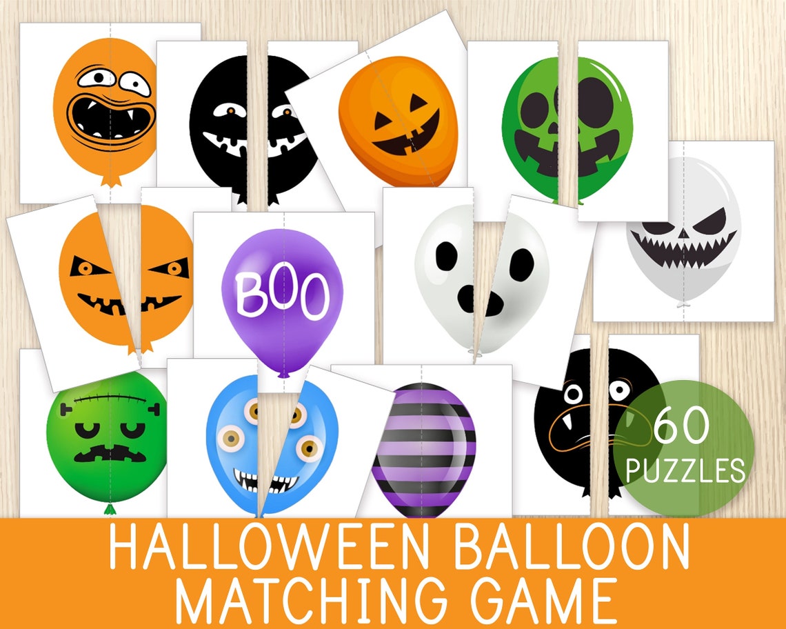 HALLOWEEN BUNDLE Busy Book Pages Coloring Pages Matching | Etsy