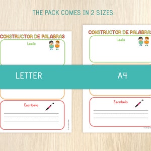 Sight Word Builder - SPANISH, 600 Words, Spelling Game, Elementary ...