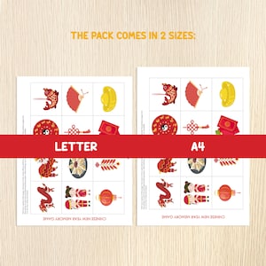 Chinese New Year Memory Game - Lunar New Year Matching Activity ...