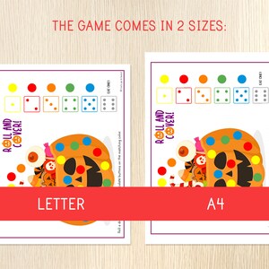 Halloween Roll & Cover Game, Jack-o'-lantern Candy Dice Printable Game ...