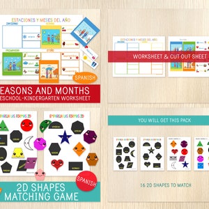 Spanish MEGA BUNDLE - Spanish Worksheets - Flashcards, Calendar ...