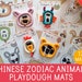 Chinese Zodiac Animals Playdough Mats, 12 Visual Cards, Lunar New Year ...
