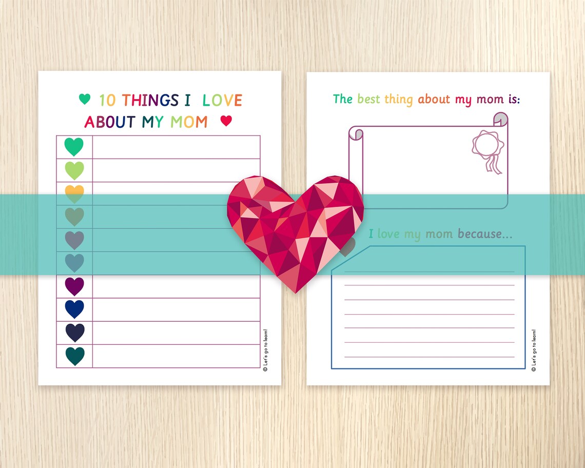 All About My Mom Book, Mother's Day Gift, Birthday, Present for Mom ...