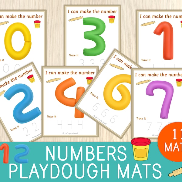 Play Dough Mats - Etsy