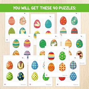 Easter Egg Matching Game - Easter Matching Activity - Easter Kids ...