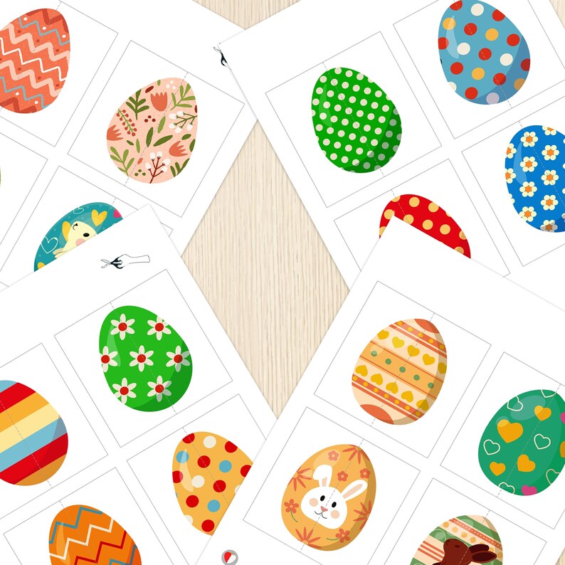 Easter Egg Matching Game - Easter Matching Activity - Easter Kids ...