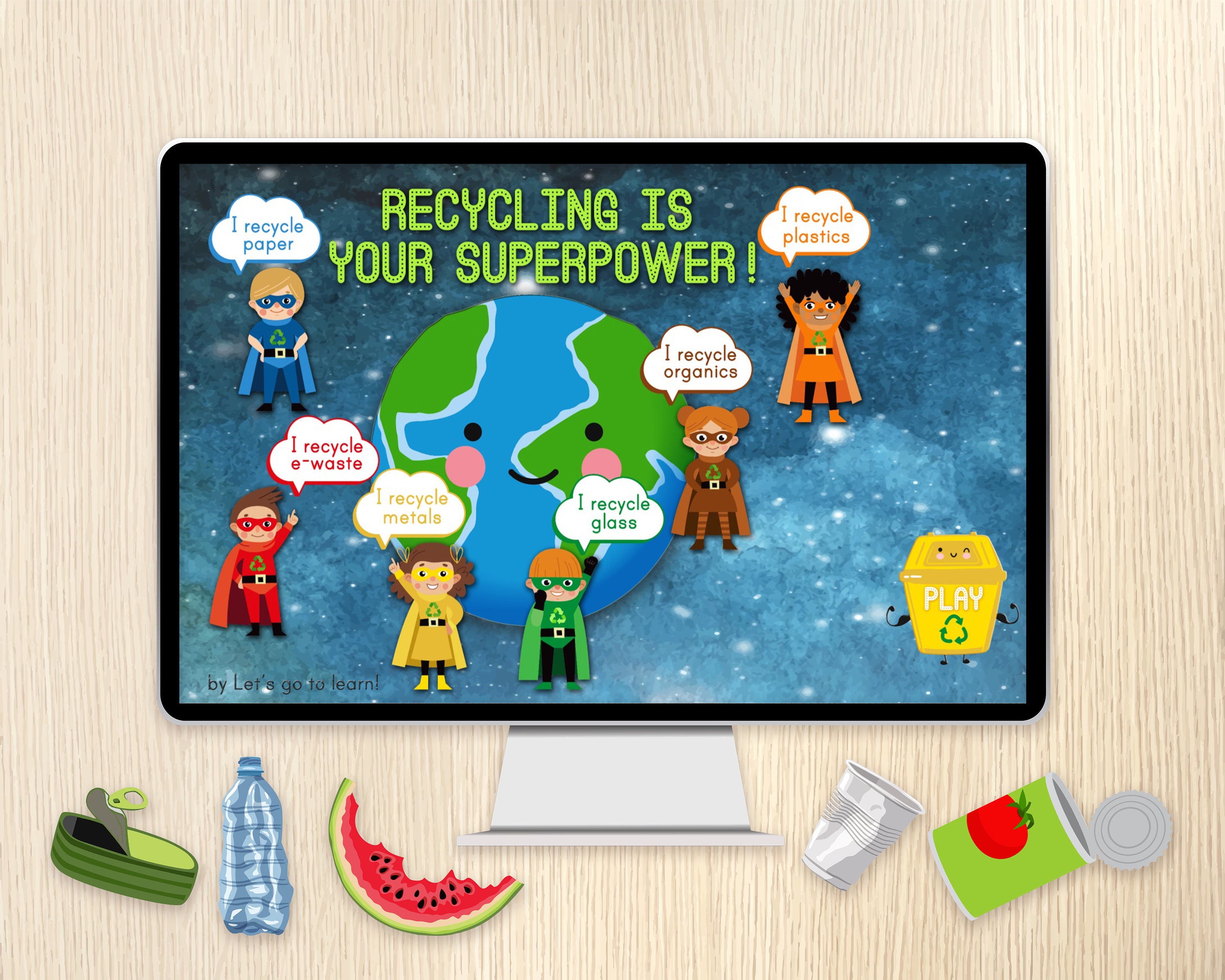 Waste Sorting COMPUTER GAME, Sorting Activity, Garbage, Rubbish, Earth ...