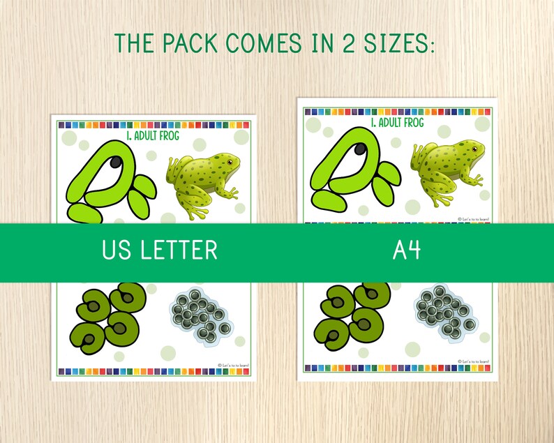 Frog Life Cycle Playdough Mats Play Doh Activity Preschool - Etsy