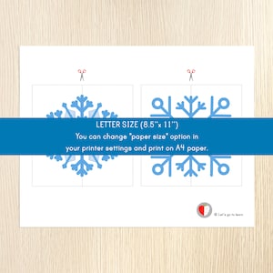 Winter Matching Game - Snowflakes Puzzles - Matching Activity - Toddler ...