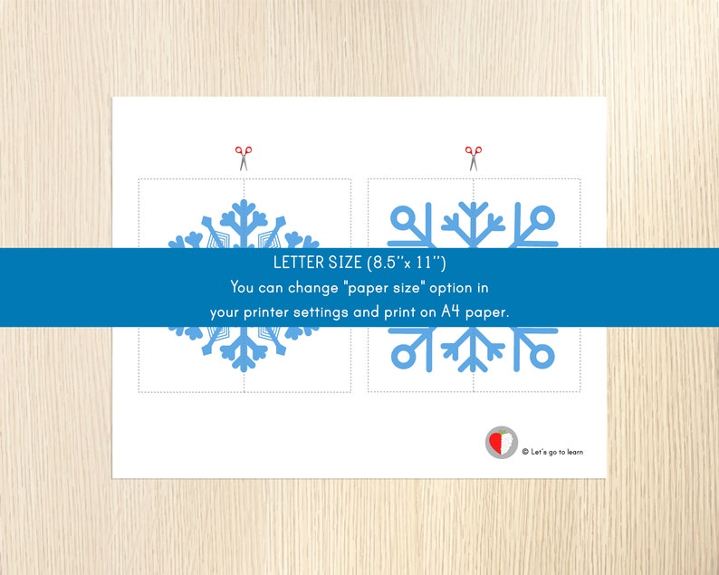 Winter Matching Game - Snowflakes Puzzles - Matching Activity - Toddler ...