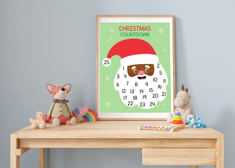 Cuenta regresiva de Navidad Calendario de Adviento Barba de - Etsy España