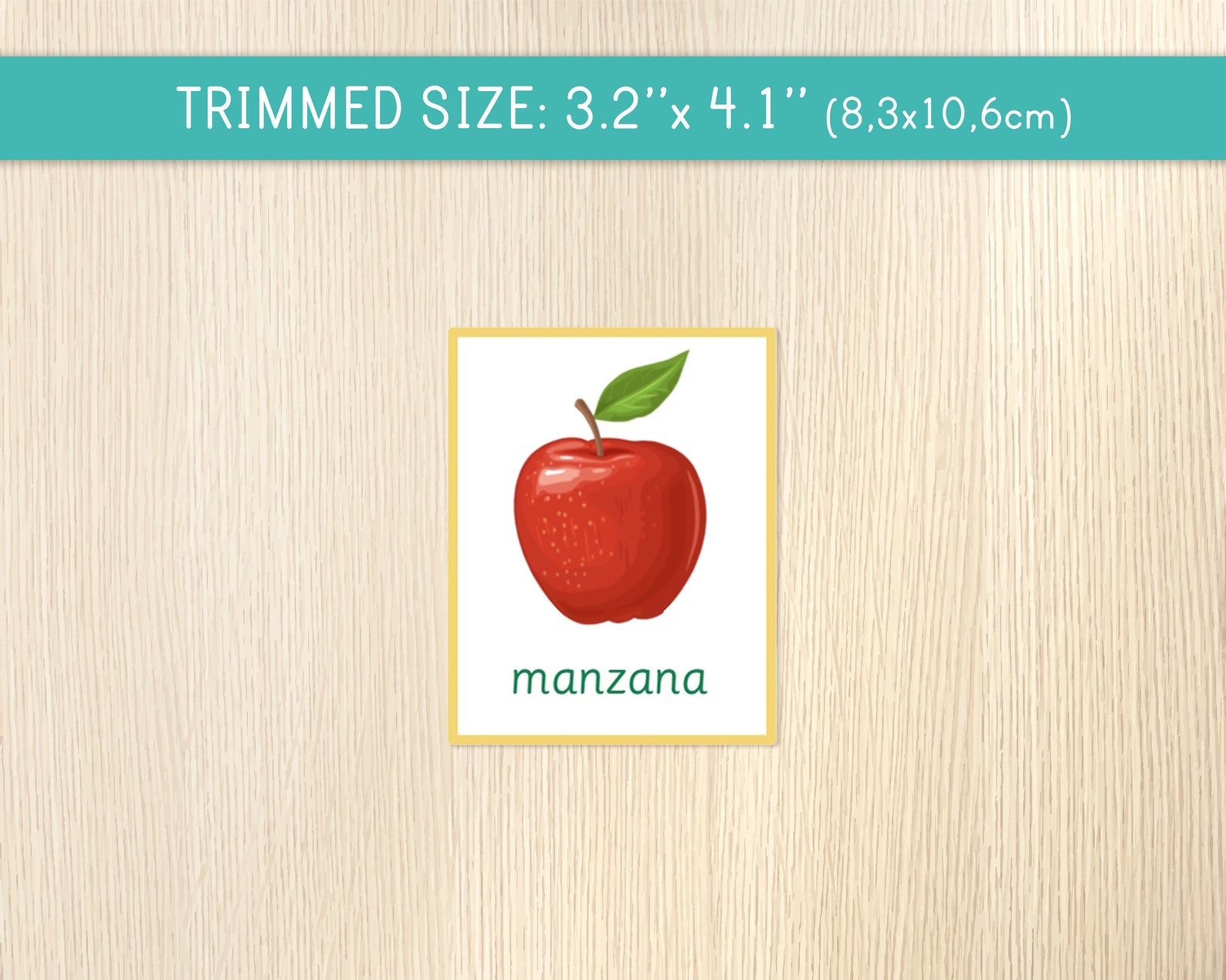 Fruit Flashcards in SPANISH- Spanish Vocabulary - Spanish Resources for ...