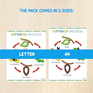 Butterfly Life Cycle Playdough Mats, Play Doh Activity, Preschool Game ...