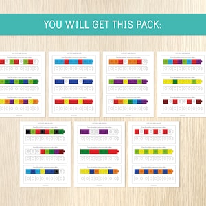 Patterns With Snap Cubes, Pattern Copy Cards, Counting or Connecting ...