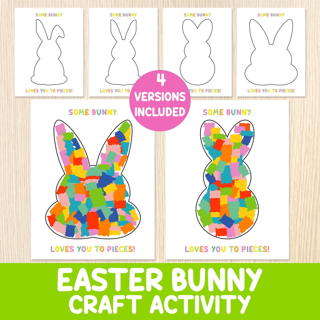 Easter Bunny Craft for Kids – Easter Crafts for Preschool, Daycare ...